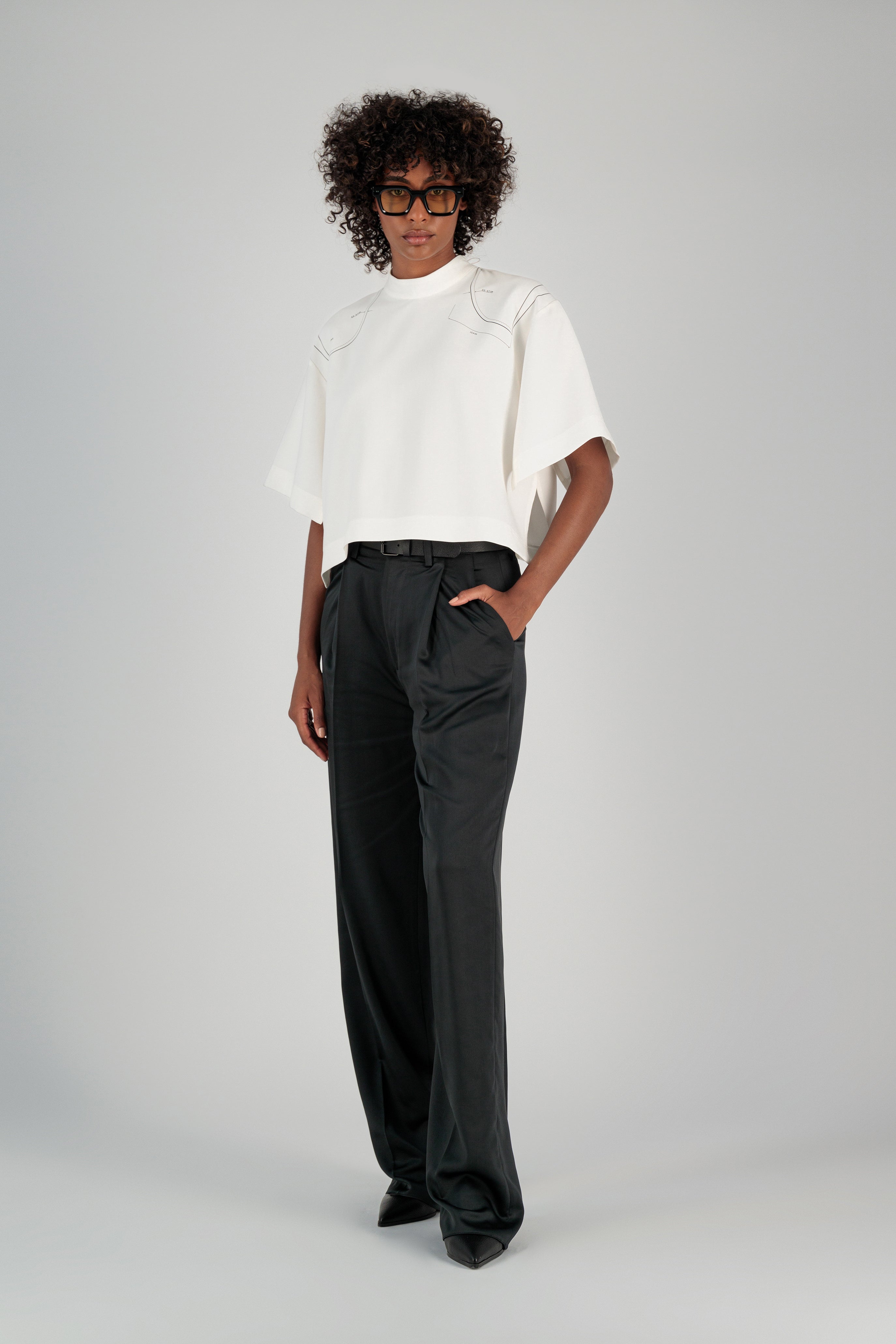 TEE W/ SHOULDER PAD PRINT – BLSSD