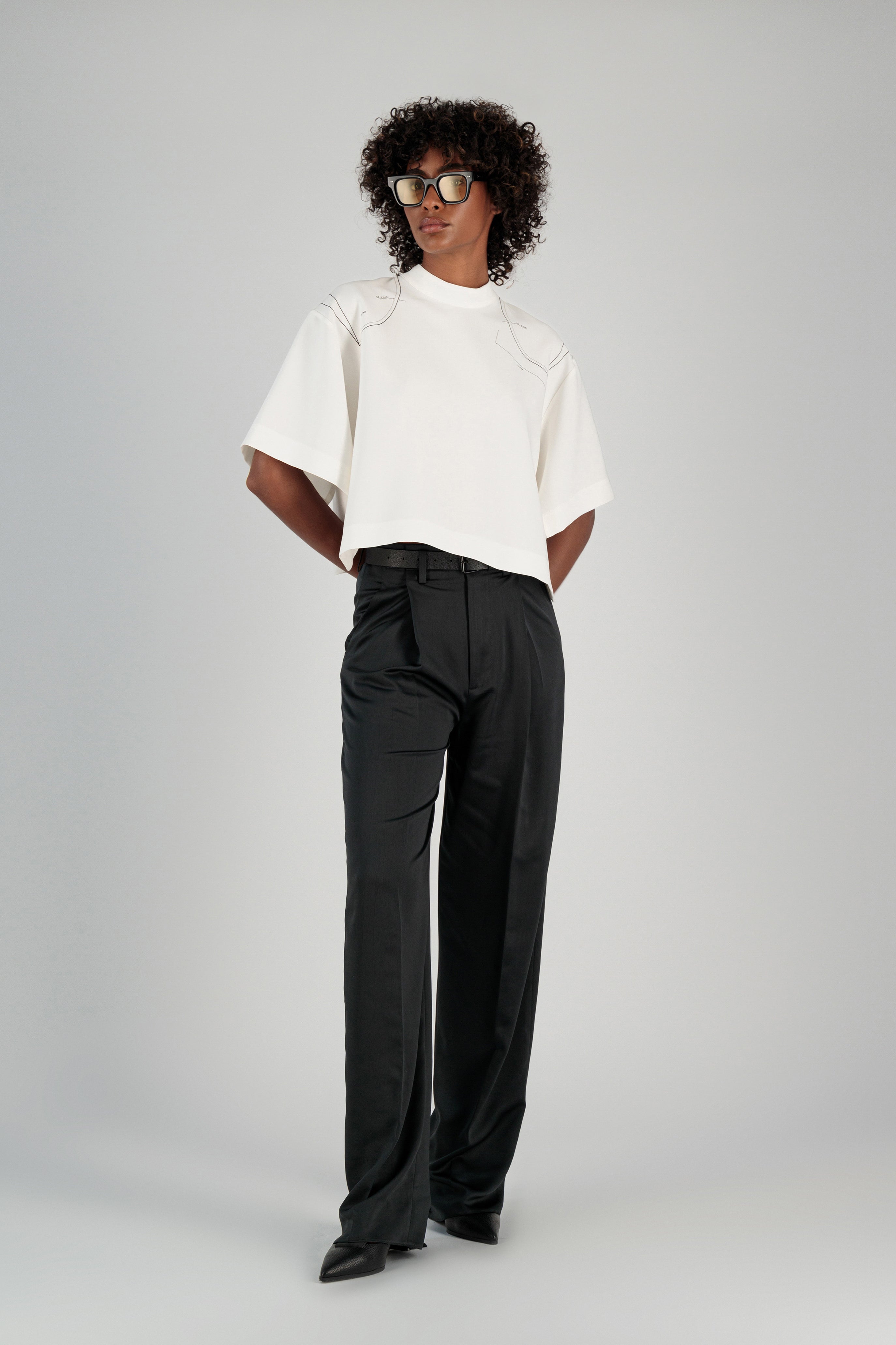 TEE W/ SHOULDER PAD PRINT – BLSSD